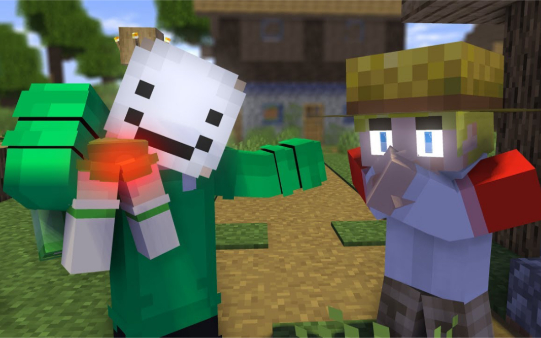 Dream打Drista【Minecraft小动画】_哔哩哔哩_bilibili