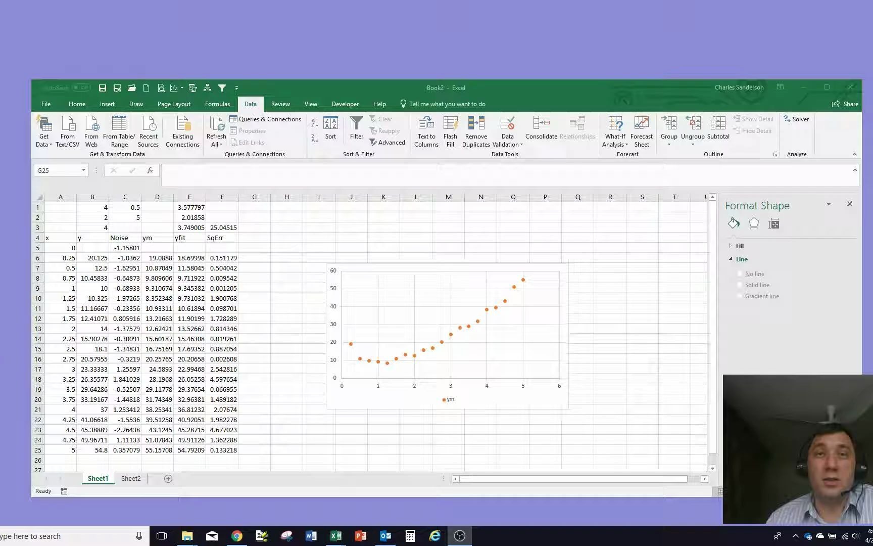 Using Excel Solver to Fit an Equation (Parameter Regression)_哔哩哔哩_bilibili