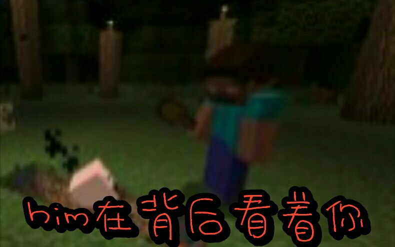 太恐怖了!MC里竟然真的有him!NOTCH被him屠杀_哔哩哔哩_bilibili