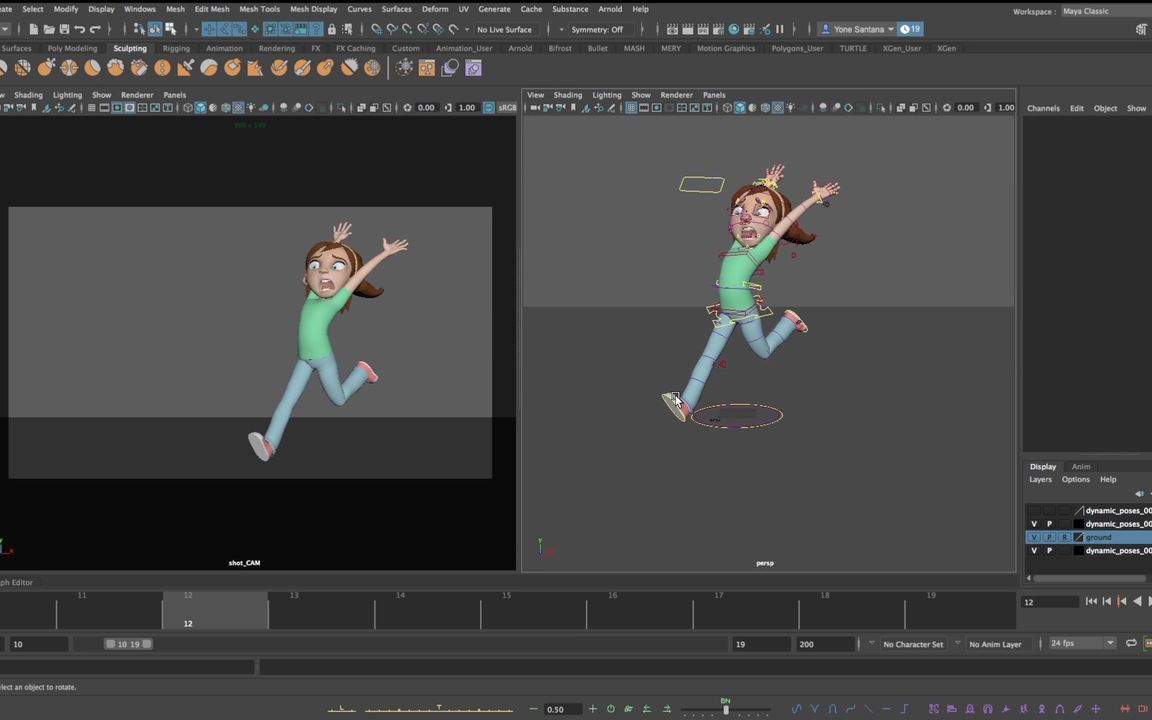 maya_pose动作参考 - 视频下载 Video Downloader