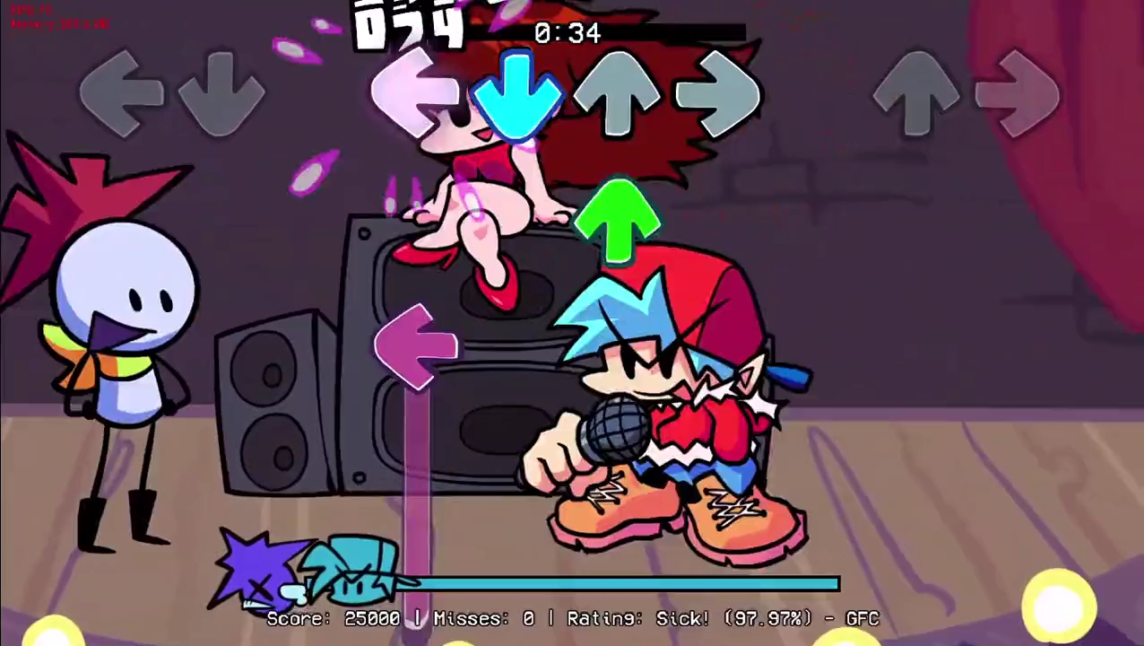 【FNF/转载】FNF优质模组frame vs bf【茶杯头换皮】_音游热门视频