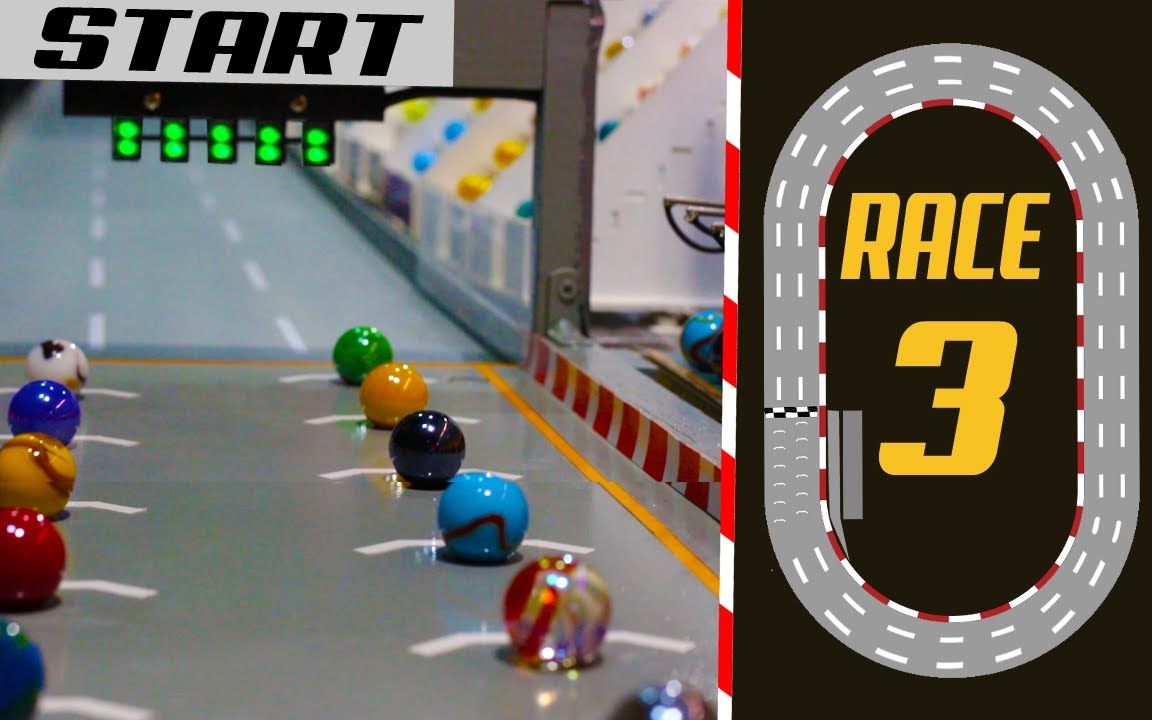 GlassCar Race 3 - Sun Storm Oval Circuit - By Fubeca's Marble Runs_哔哩哔哩 ...