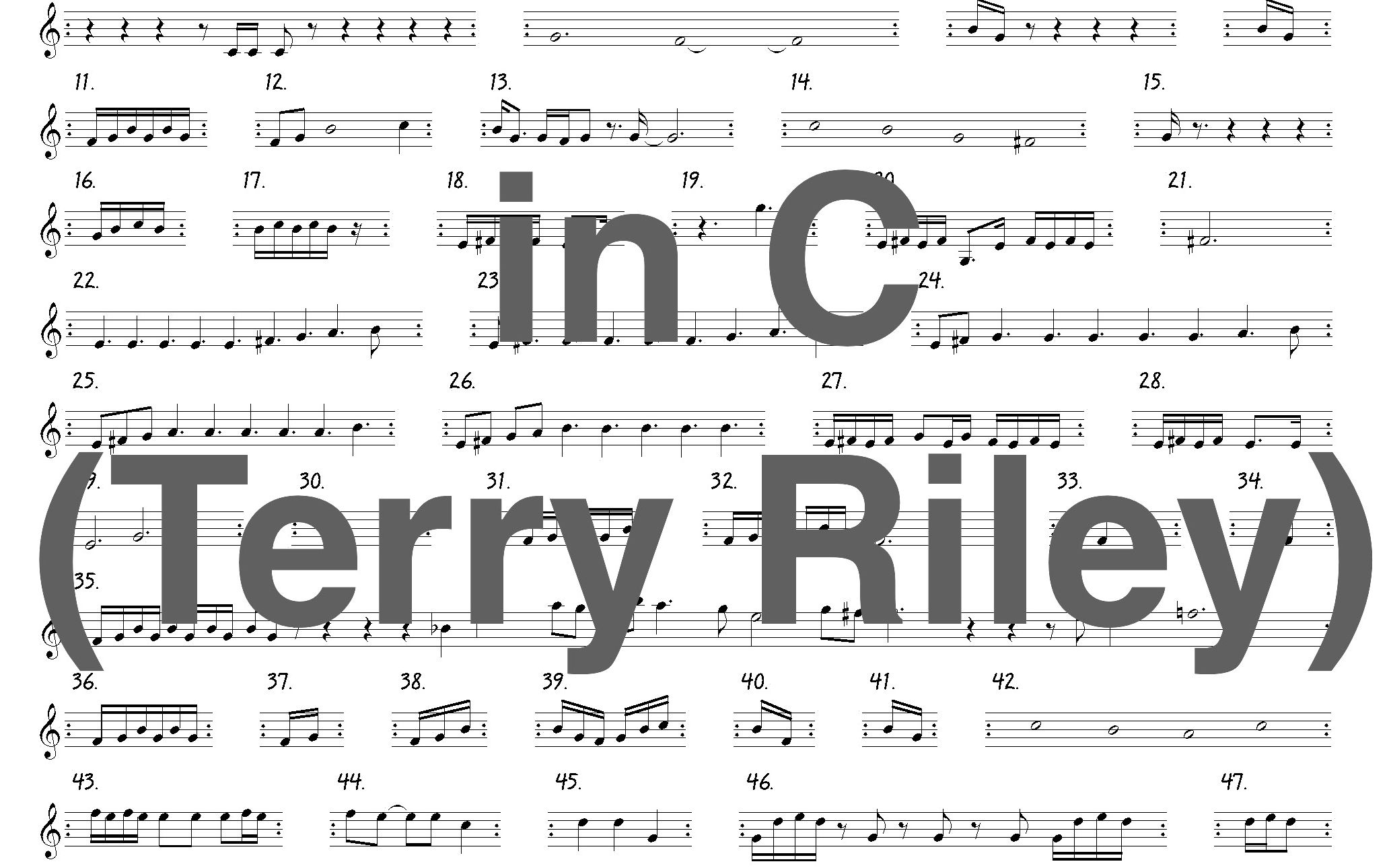 In C (Terry Riley) 特里·赖利_哔哩哔哩_bilibili