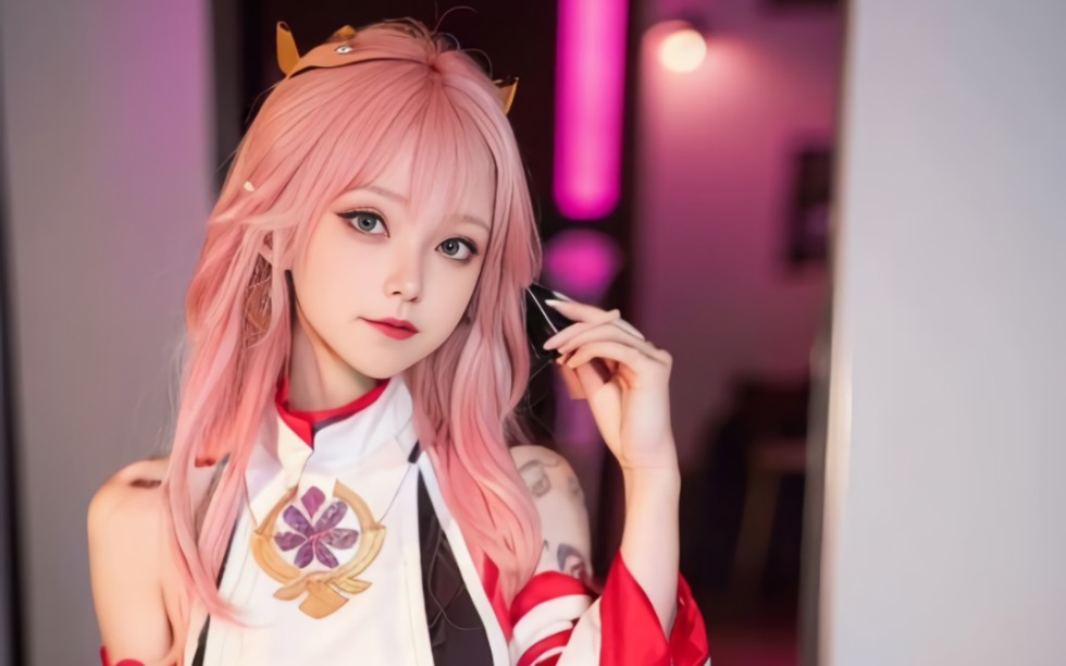 【赛博coser】原神 八重神子 - 视频下载 Video Downloader