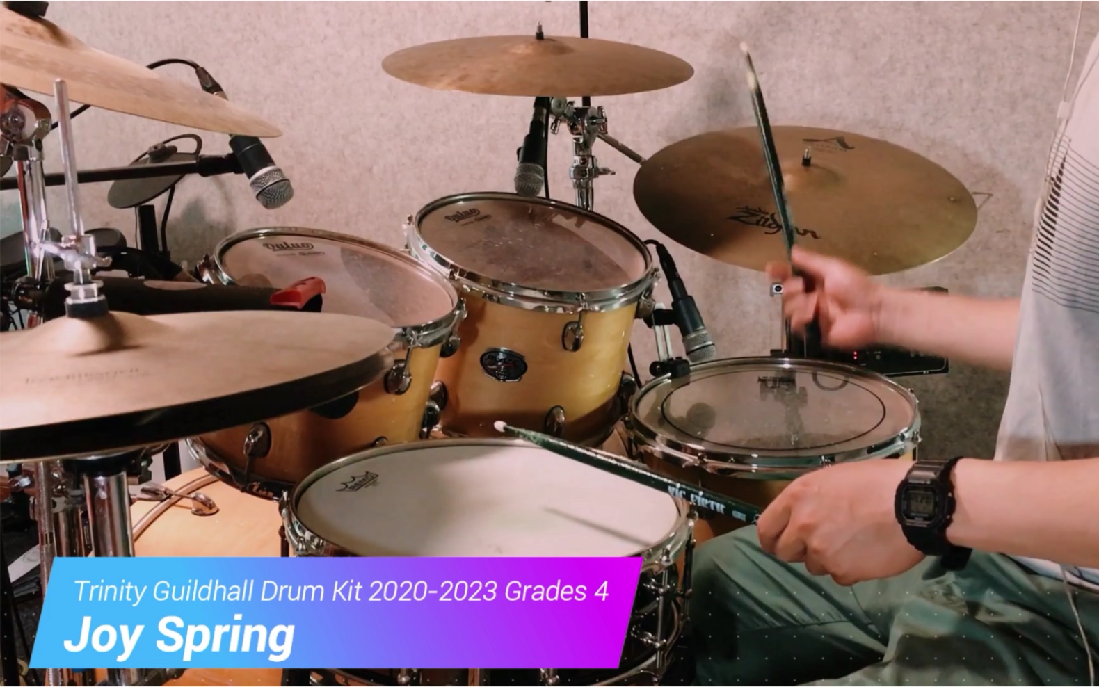 【架子鼓】Trinity Guildhall Drum Kit 圣三一爵士鼓考级教材 2020-2023 三级 | Joy Spring_哔哩 ...