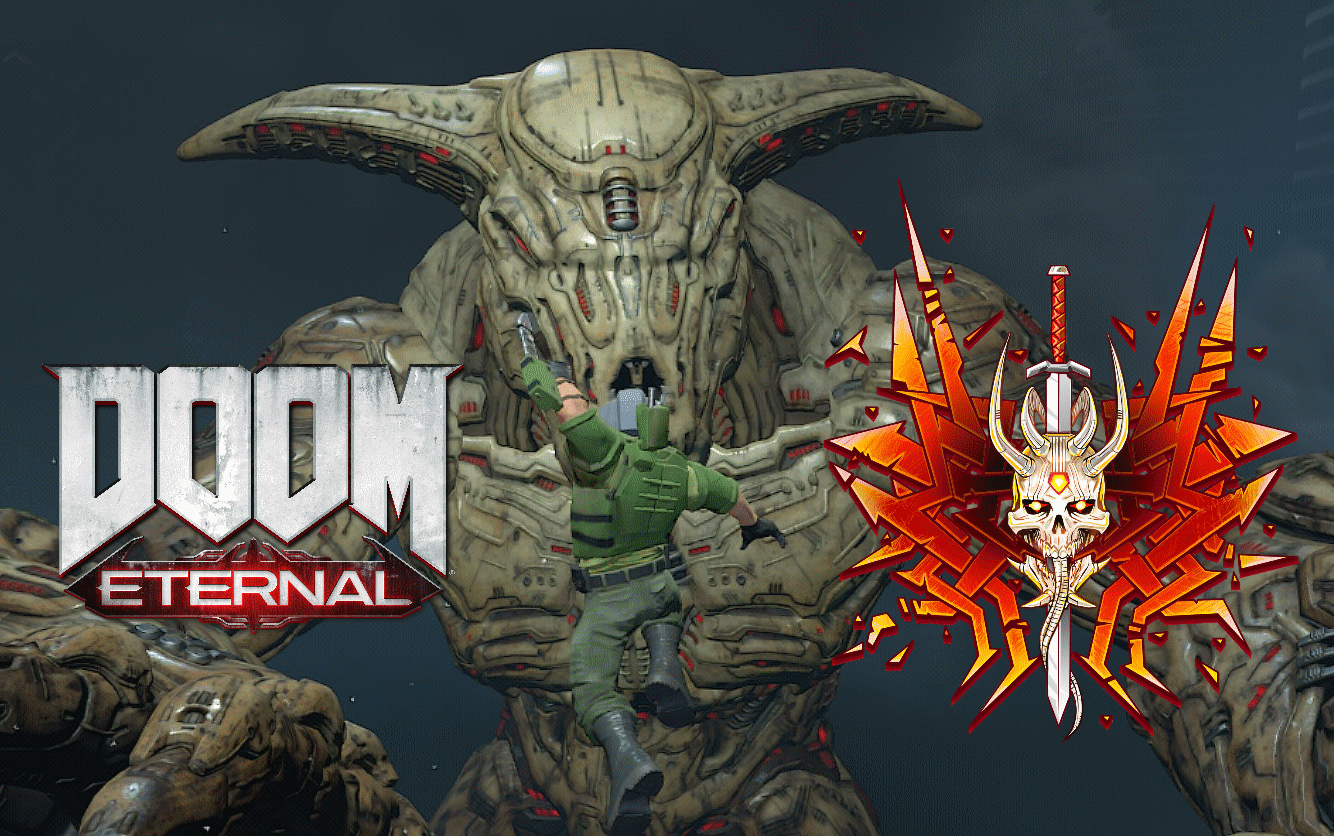 【DOOM永恒】无ui本体超狂噩梦|禁处决提示禁裁决剑_哔哩哔哩_bilibili