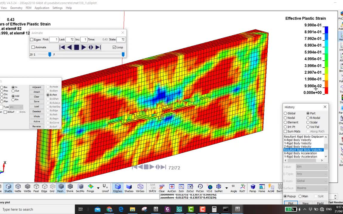 LS-DYNA TUTORIAL 7_ High Velocity Impact_哔哩哔哩_bilibili
