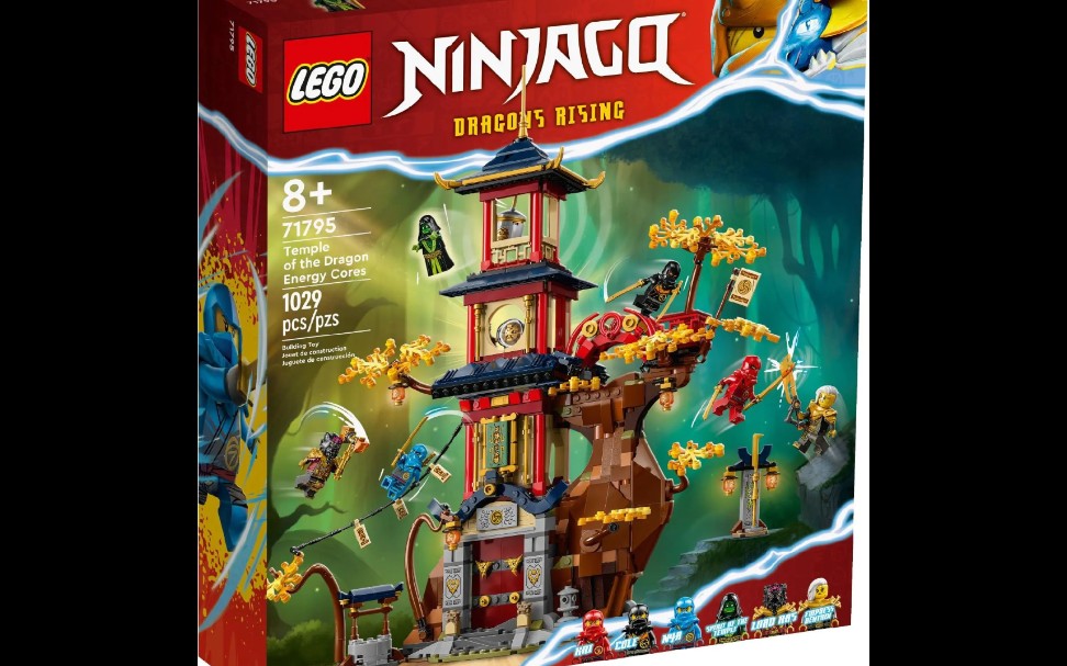 乐高 幻影忍者 71795 神龙能量核神殿 速组评测-Roki-2004-Roki-2004-哔哩哔哩视频
