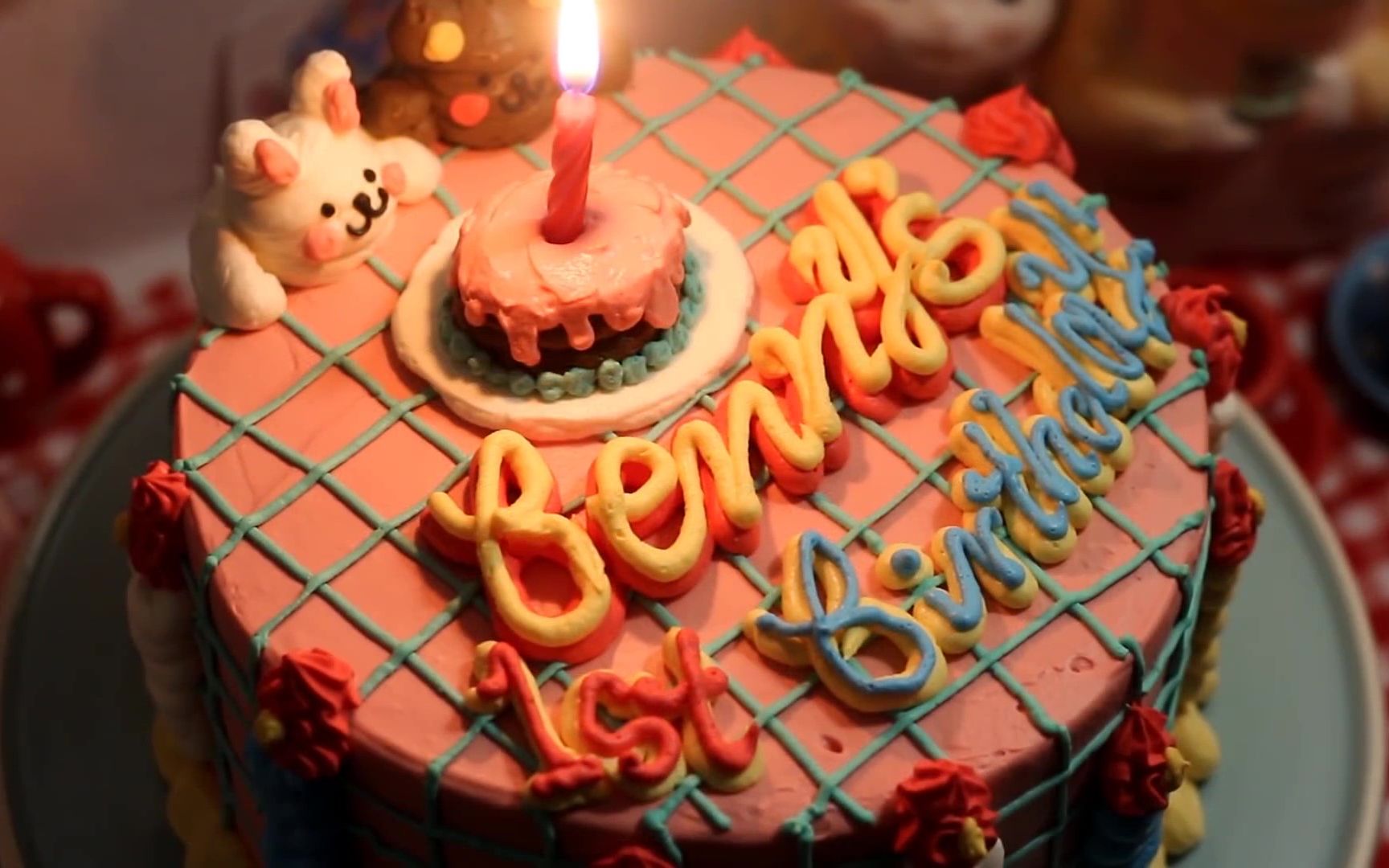 【Benny Cake】Benny的生日蛋糕★ | Benny's 1st birthday cake!_哔哩哔哩_bilibili