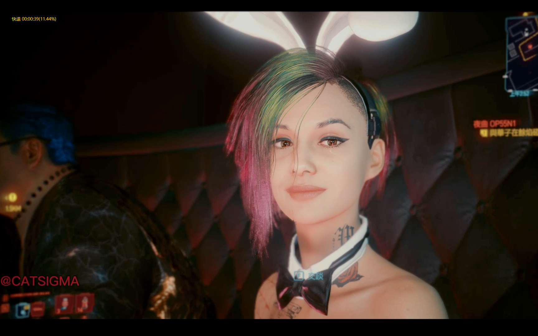 Cyberpunk2077 兔女郎Judy外观mod_哔哩哔哩bilibili_赛博朋克2077