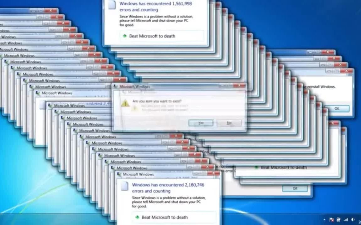 Windows7 error [レッドゾーン]Red Zone_哔哩哔哩_bilibili