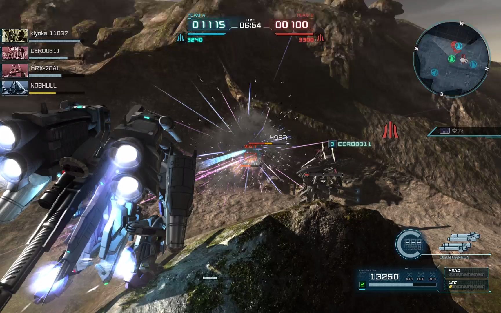 【GBO2】从未见过如此美妙的开局！EXS堵门射爆局_哔哩哔哩bilibili_GBO2