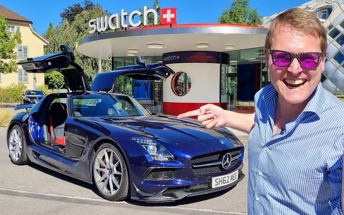 Shmee试驾了一款最近市价疯涨的SLS AMG Black Series（＄100万）_哔哩哔哩_bilibili