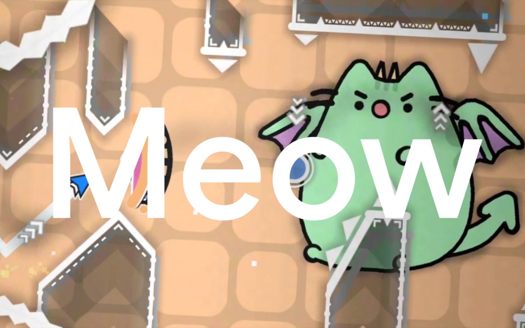 Geometry Dash | Meow (demon) by BlowMyPooh_哔哩哔哩_bilibili