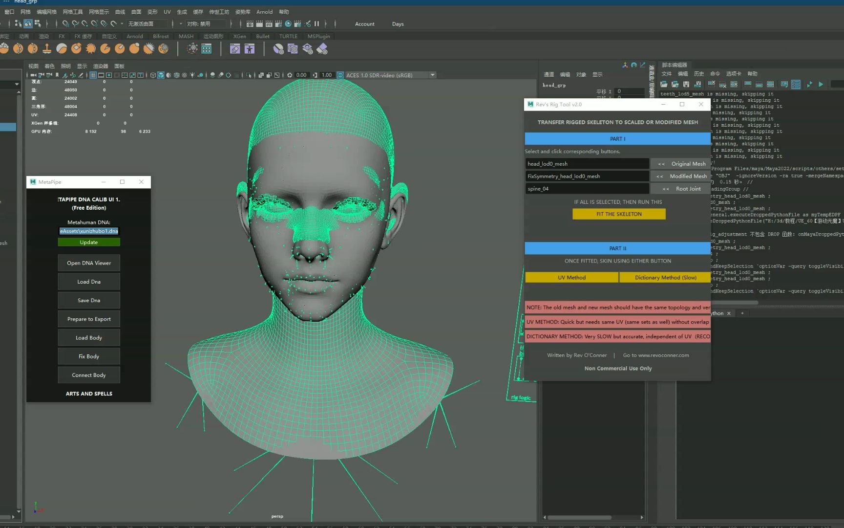 metahuman自定义角色流程1