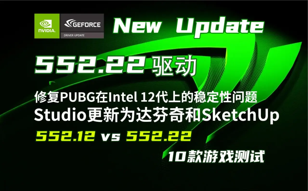[专栏]NVIDIA 552.22新驱动 | 552.12 VS 552.22 | 10款游戏FPS测试[轻兵] - 哔哩哔哩