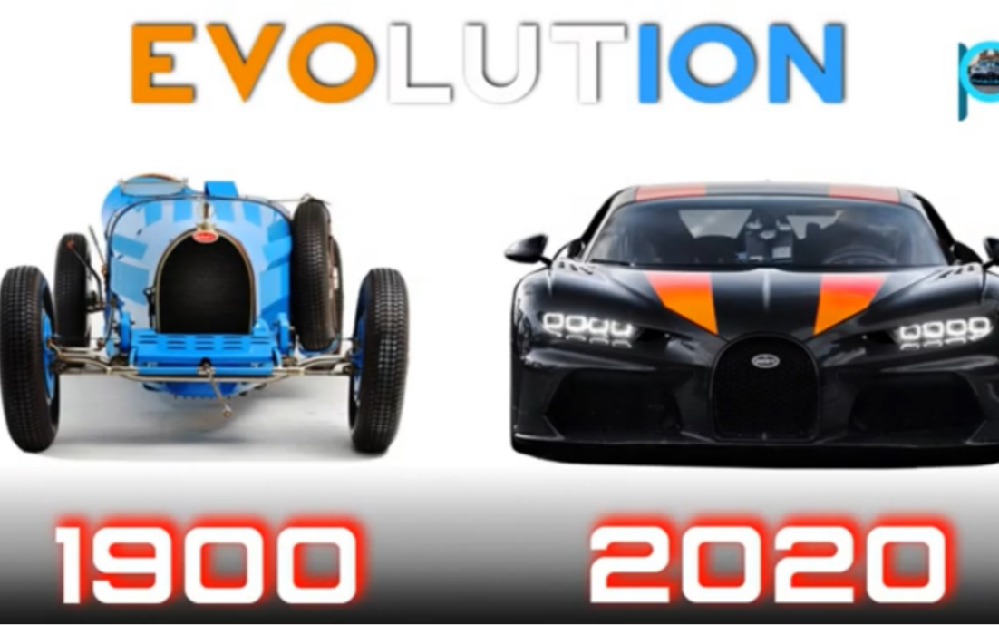 BUGATTI Evolution(1900-2020)_哔哩哔哩_bilibili