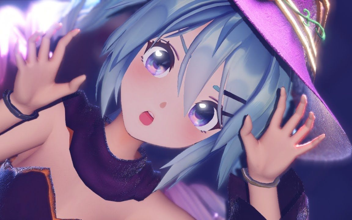 【MMD】HappyHalloween【sour式ミクさん】_哔哩哔哩_bilibili