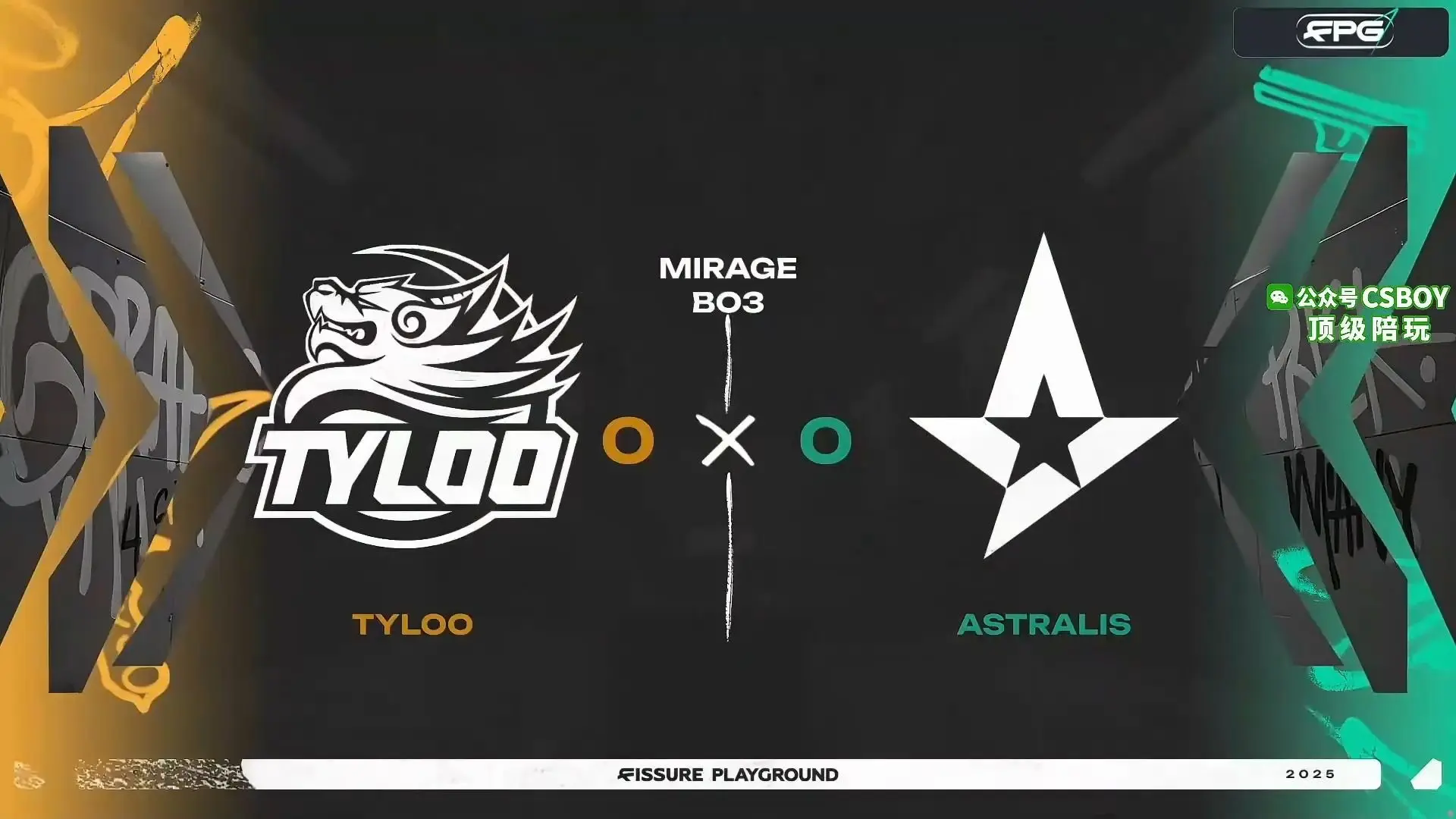 TYLOO vs Astralis FISSURE 裂变天地 1【CSBOY解说】_游戏解说