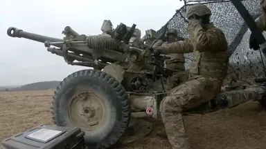 M119榴弹炮 乌军青睐英美L119系列火炮