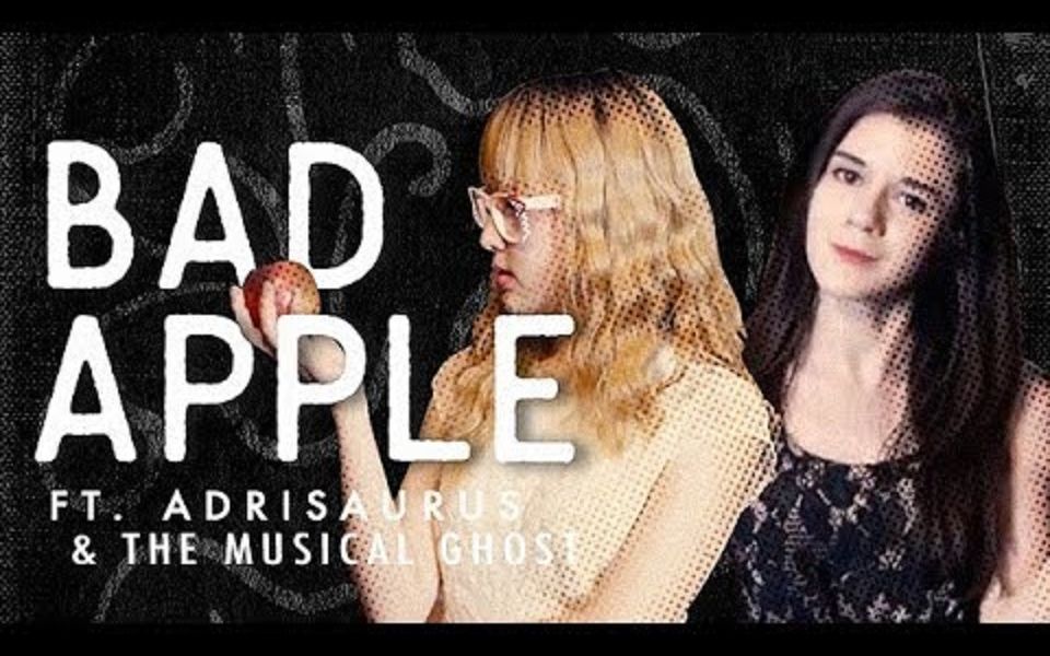 【OR3O/东方/4K/英日】Bad Apple MV（Electro Swing混音）[ft. Adrisaurus&The Musical ...