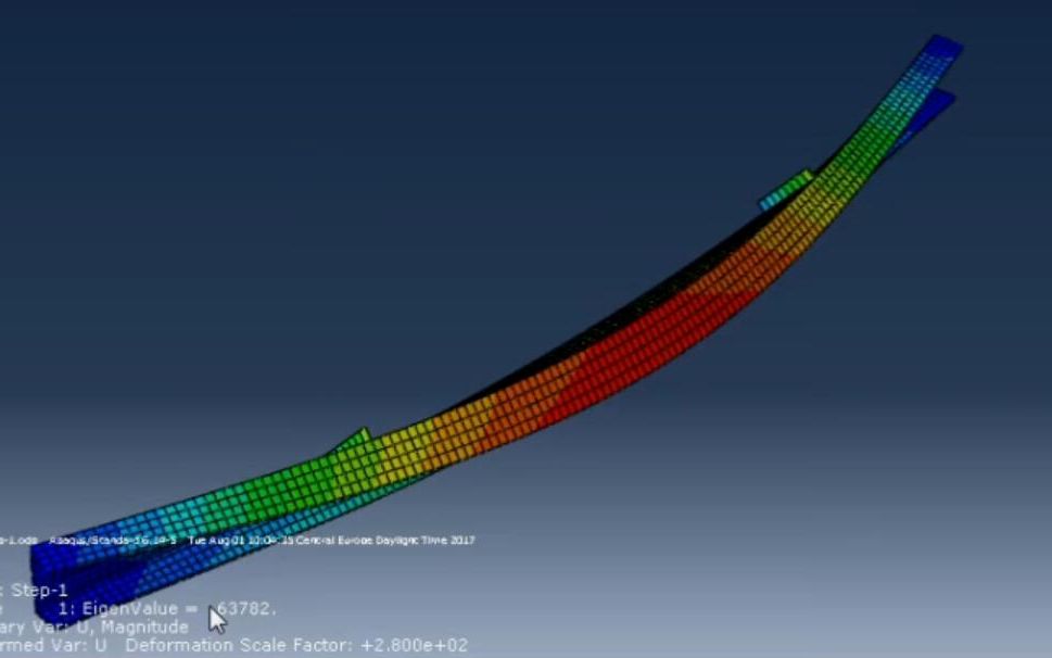 Abaqus standard- Nonlinear buckling tutorial_哔哩哔哩 (゜-゜)つロ 干杯~-bilibili