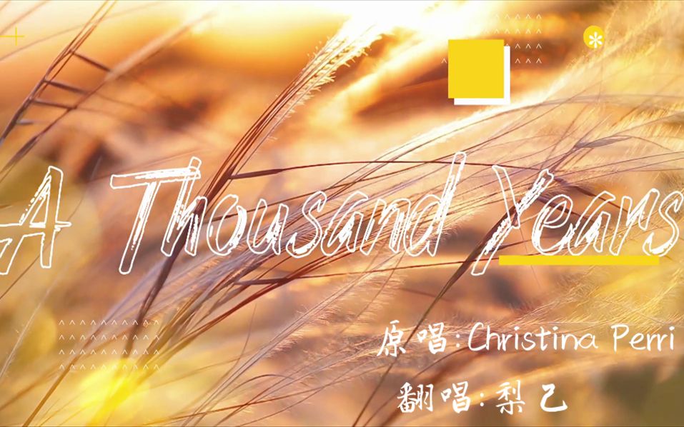 # A Thousand Years_哔哩哔哩_bilibili
