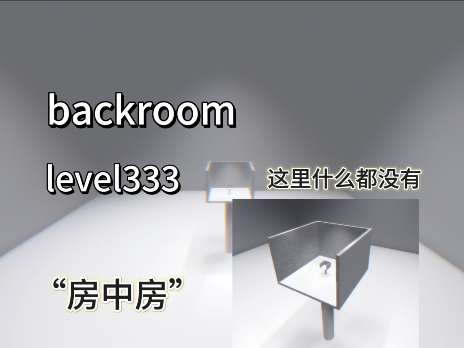 【backrooms】level333“房中房”房主在看着你，你的命运并不掌握在你手上-后室探险家-后室探险家-哔哩哔哩视频