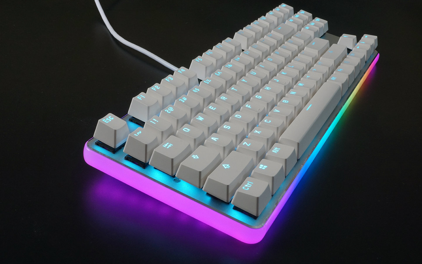 高斯GANSS GK87 PRO机械键盘灯光效果演示_哔哩哔哩 (゜-゜)つロ 干杯~-bilibili