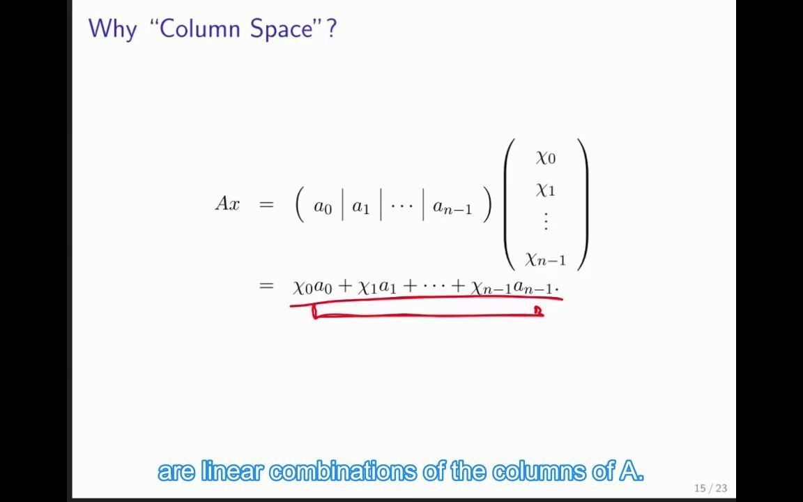 column space_哔哩哔哩_bilibili