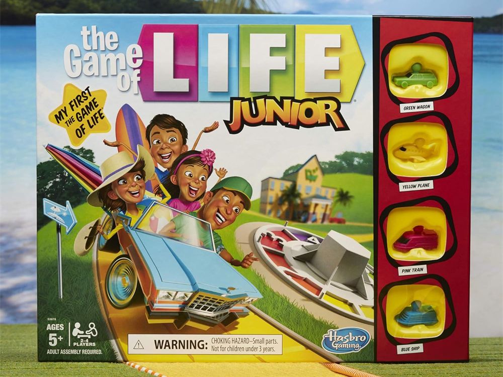 孩之宝 生命之旅人生之旅 儿童版 The Game of Life Junior Board Game E6678的玩法-朱咪发猪瘟-朱咪发 ...