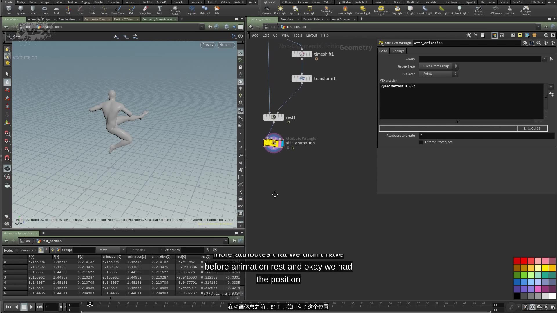 Houdini静止位置和逆变换Houdini Tutorial: Rest Position and Inverse ...