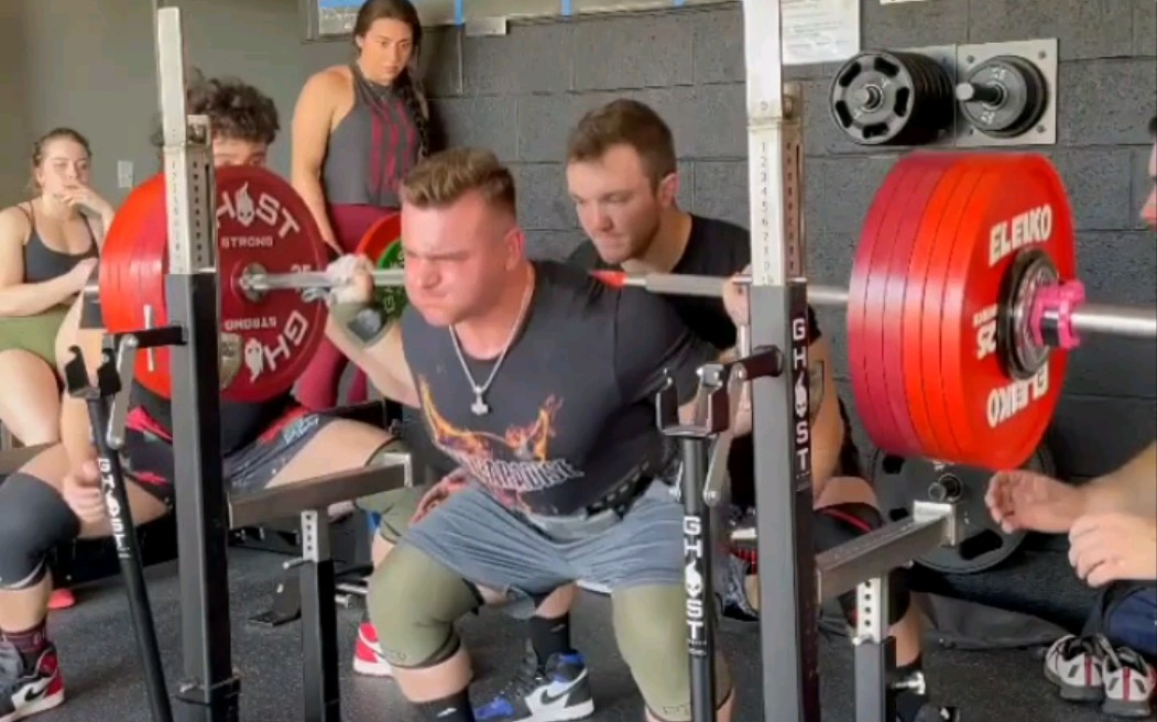 【2021.06.05】93㎏级别Gavin Adin（23岁）的SBD日_哔哩哔哩_bilibili