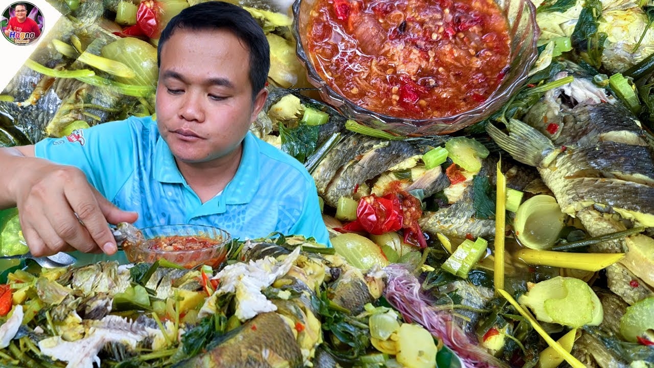 【泰国hagna】10.17更新用香气扑鼻的牵牛花和新鲜的辣椒酱煮一条大鲶鱼。喝一口汤，辣得不行。-实在万分没有料到-实在万分没有料到-哔哩哔哩视频