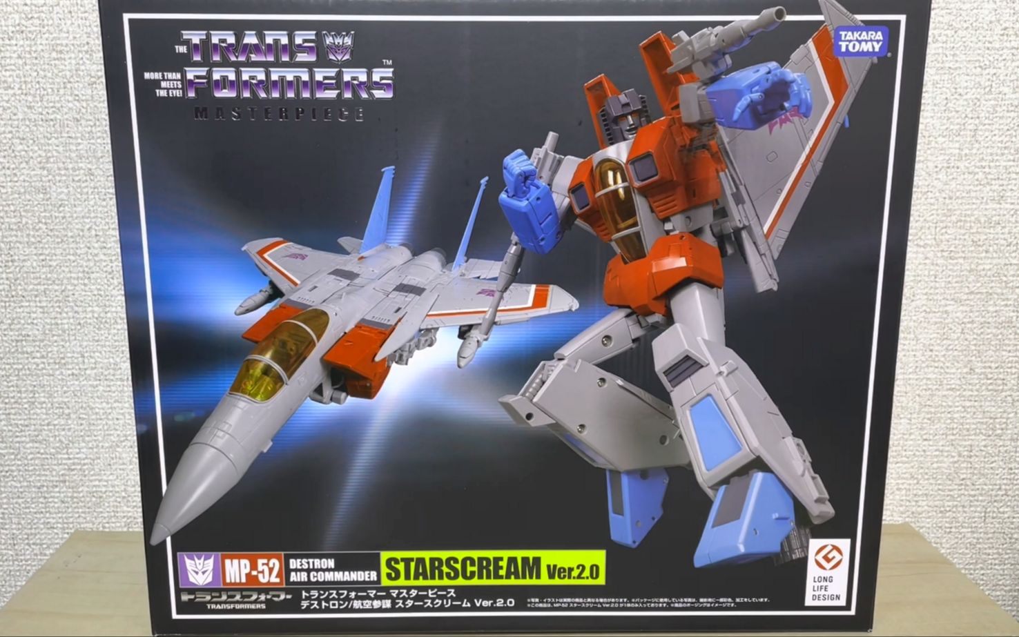 【变形金刚】MP52大师级 红蜘蛛2.0 开箱评测 Transformers MP52 STARSCREAM Ver2.0