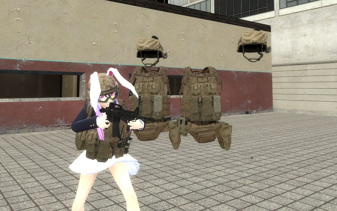 【GMOD】模组推荐：可以自由给npc和布娃娃装上素材配件的工具模组_哔哩哔哩bilibili_GMOD_演示