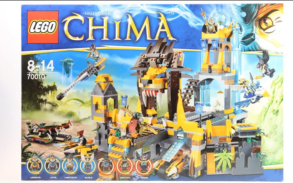 乐高LEGO Chima 70010 The Lion CHI Temple - 乐高速拼_哔哩哔哩_bilibili