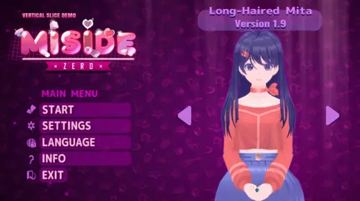 米塔全新同人游戏 和平模式【MiSide: Zero】开发测试视频_哔哩哔哩bilibili_演示