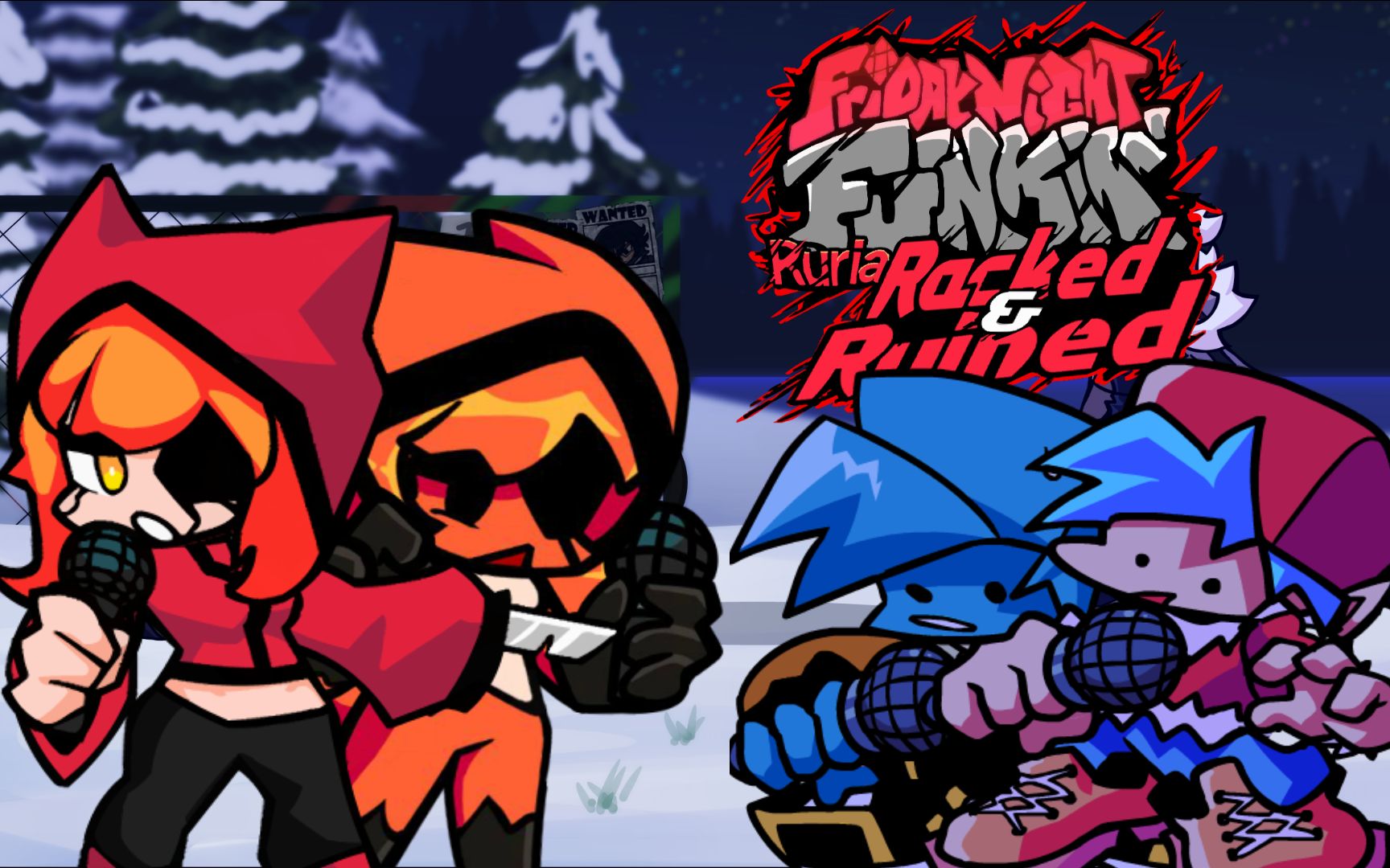 FNF优质模组 Vs Ruria Demo版 全流程_哔哩哔哩bilibili