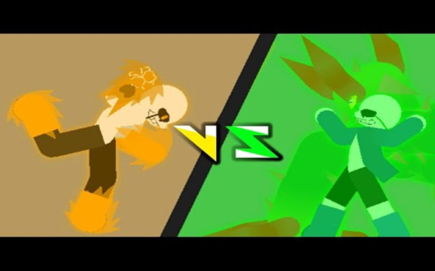 【搬运】Delta sans VS Flowey y sans|LINEATALE|_哔哩哔哩_bilibili