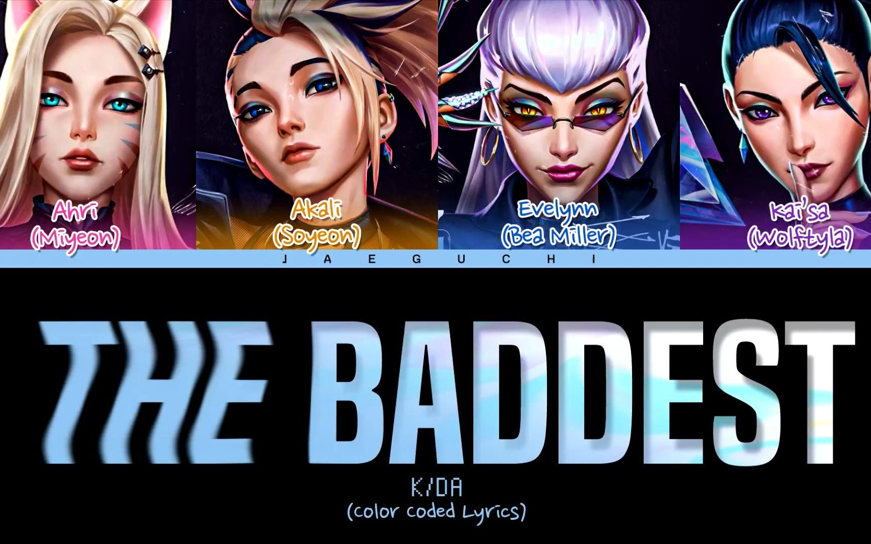 K/DA ALL OUT - BADDEST_哔哩哔哩_bilibili