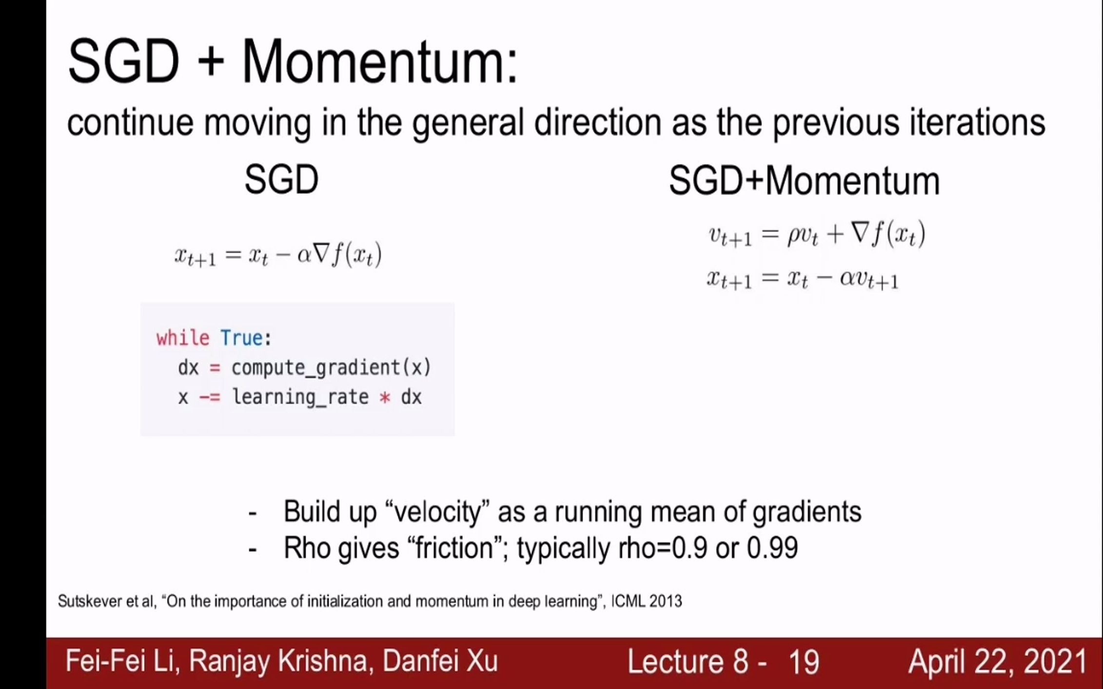 [本视频过期，请看另一个视频][lecture 8a]神经网络的训练(SGD+momentum, RMSProp, AdaGrad, Adam ...