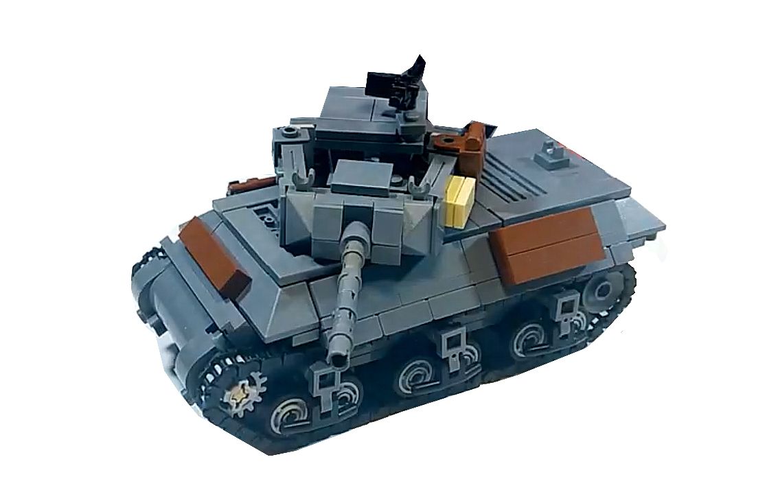 乐高MOC教程 二战 M10坦克歼击车 拼搭指南_哔哩哔哩_bilibili