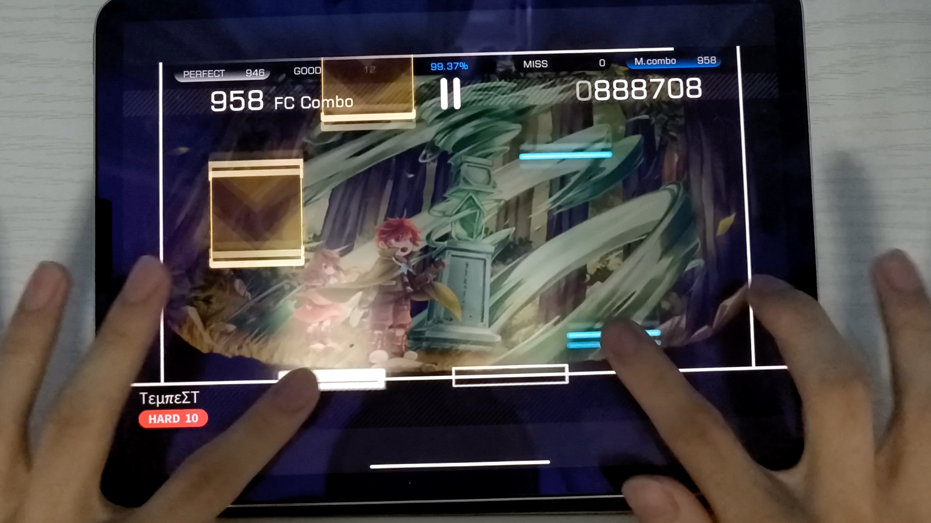 【Dynamite】ΤεμπεΣΤ HARD 10 Full Combo手元_音游热门视频