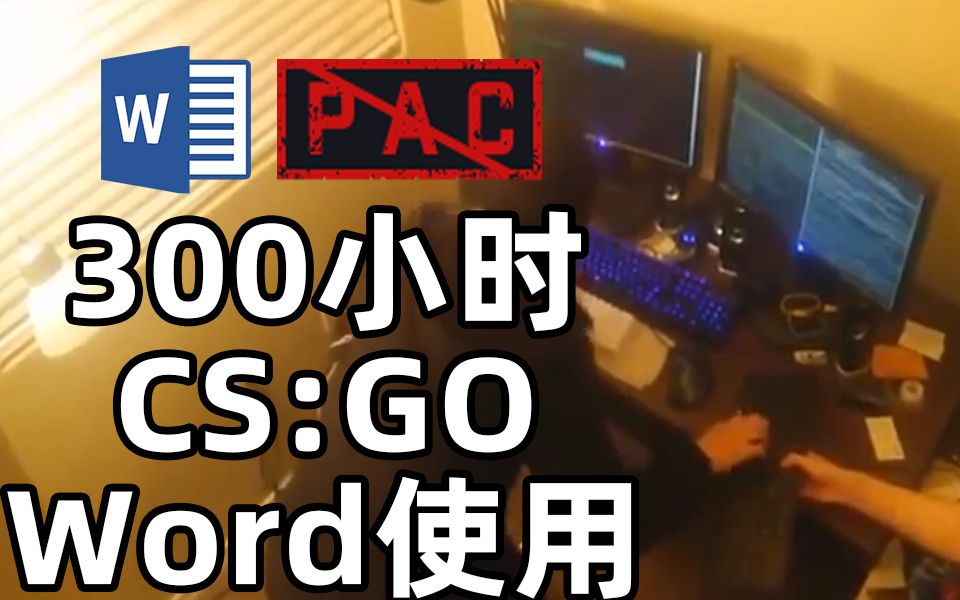 在我极度愤怒的情况下打开了Word.exe【CSGO】_哔哩哔哩_bilibili