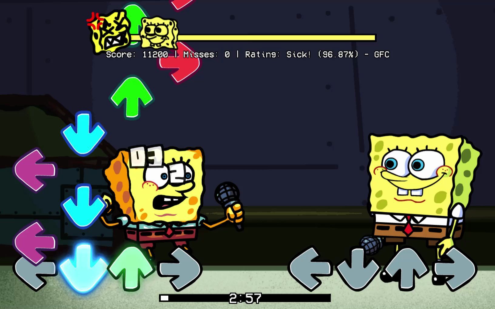 [FNF]Confronting Yourself-SpongeBob and Spong Cover(2miss)