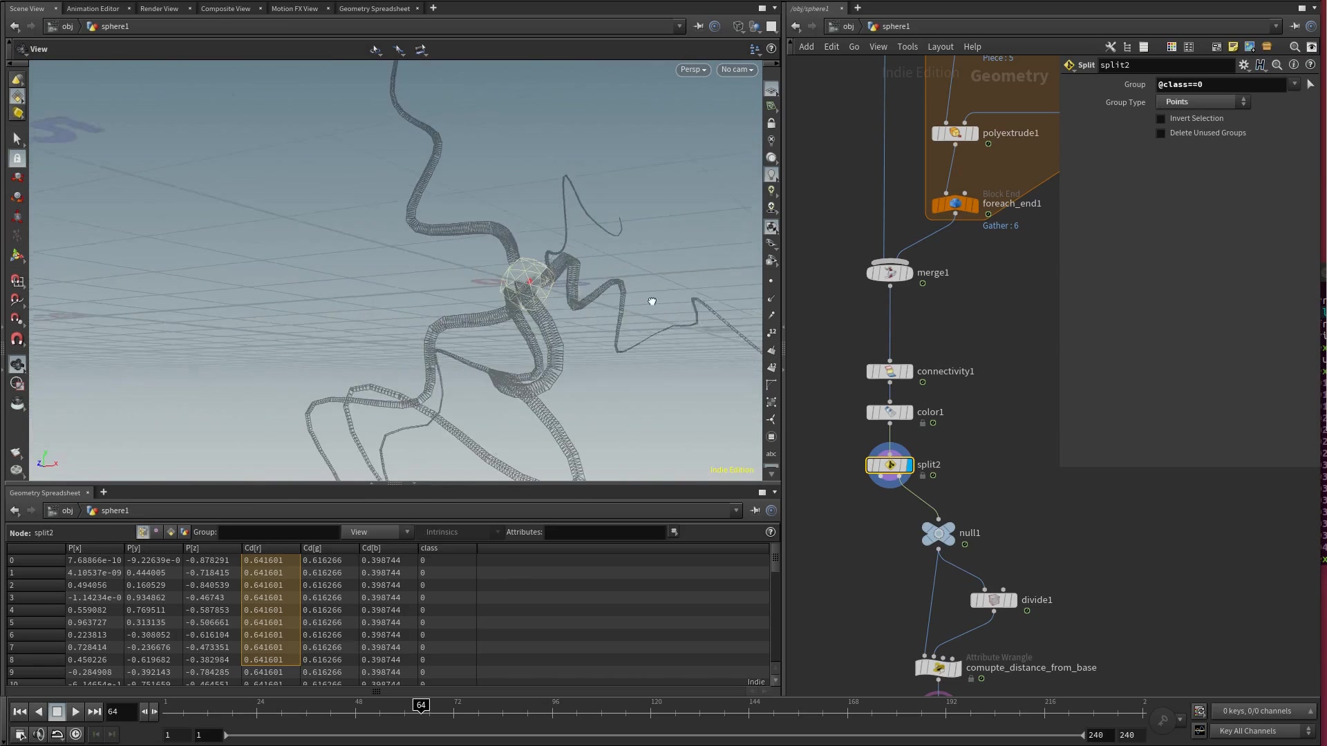 Houdini 高阶教程 使用机器学习创建曲线拟合_哔哩哔哩_bilibili