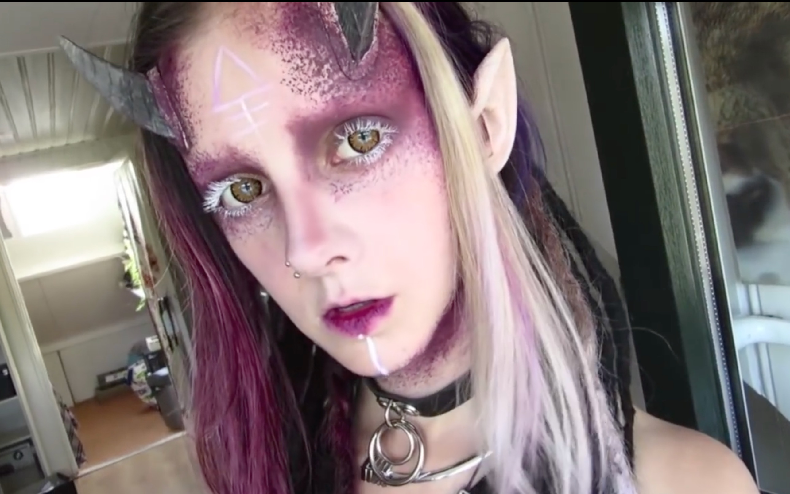 「Psychara」一点都不简单的万圣节妆容 - EASY HALLOWEEN LOOK_哔哩哔哩_bilibili