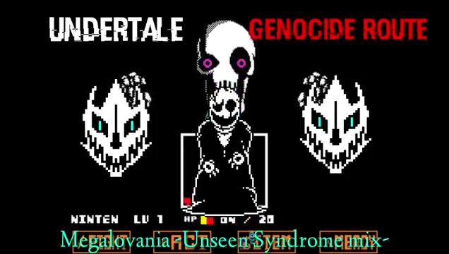 Undertale:Genocide Route - Megalovania + Gaster theme remix [Undertale ...