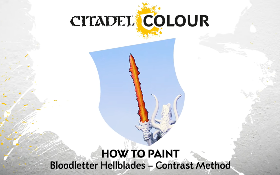 How to Paint: Bloodletter Hellblades – Contrast Method 战锤 40K AOS 混沌 放血 ...